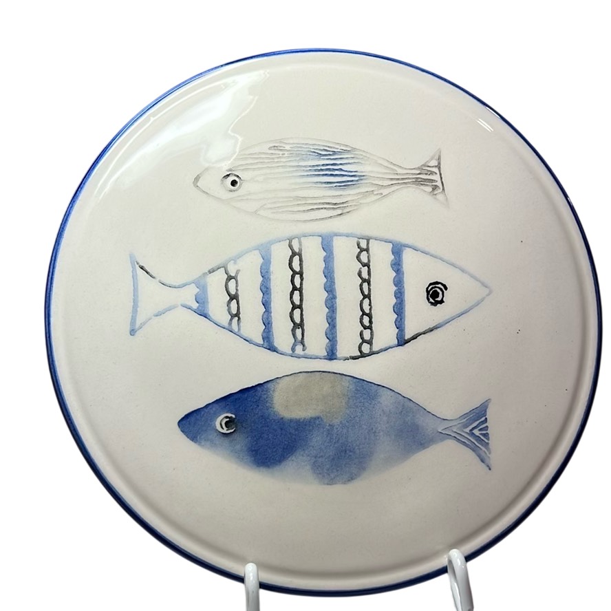 Papart -Hand Painted Made In Turkey Trivet/ Salad Plate