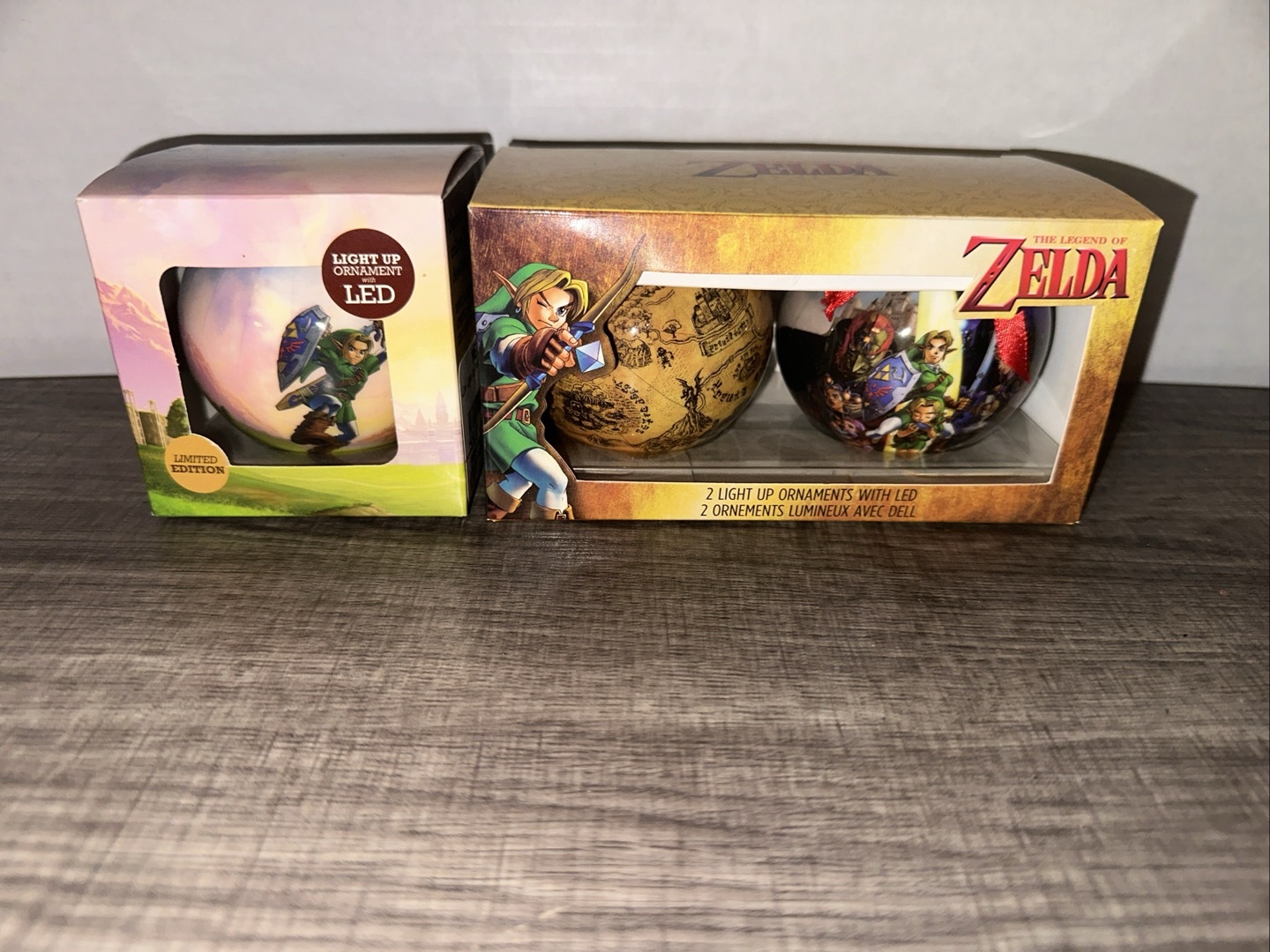 The legend of Zelda light up ornaments, Bogo