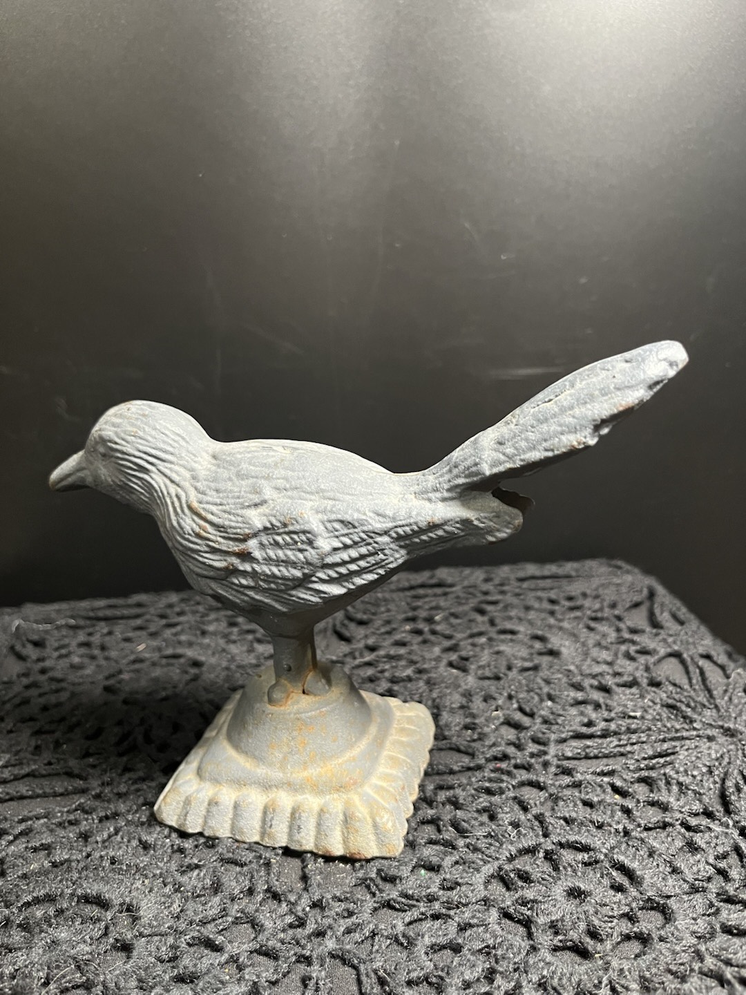 Vintage Cast Iron Bird-Rustic Farm House/Primitive Decor. Door Stop