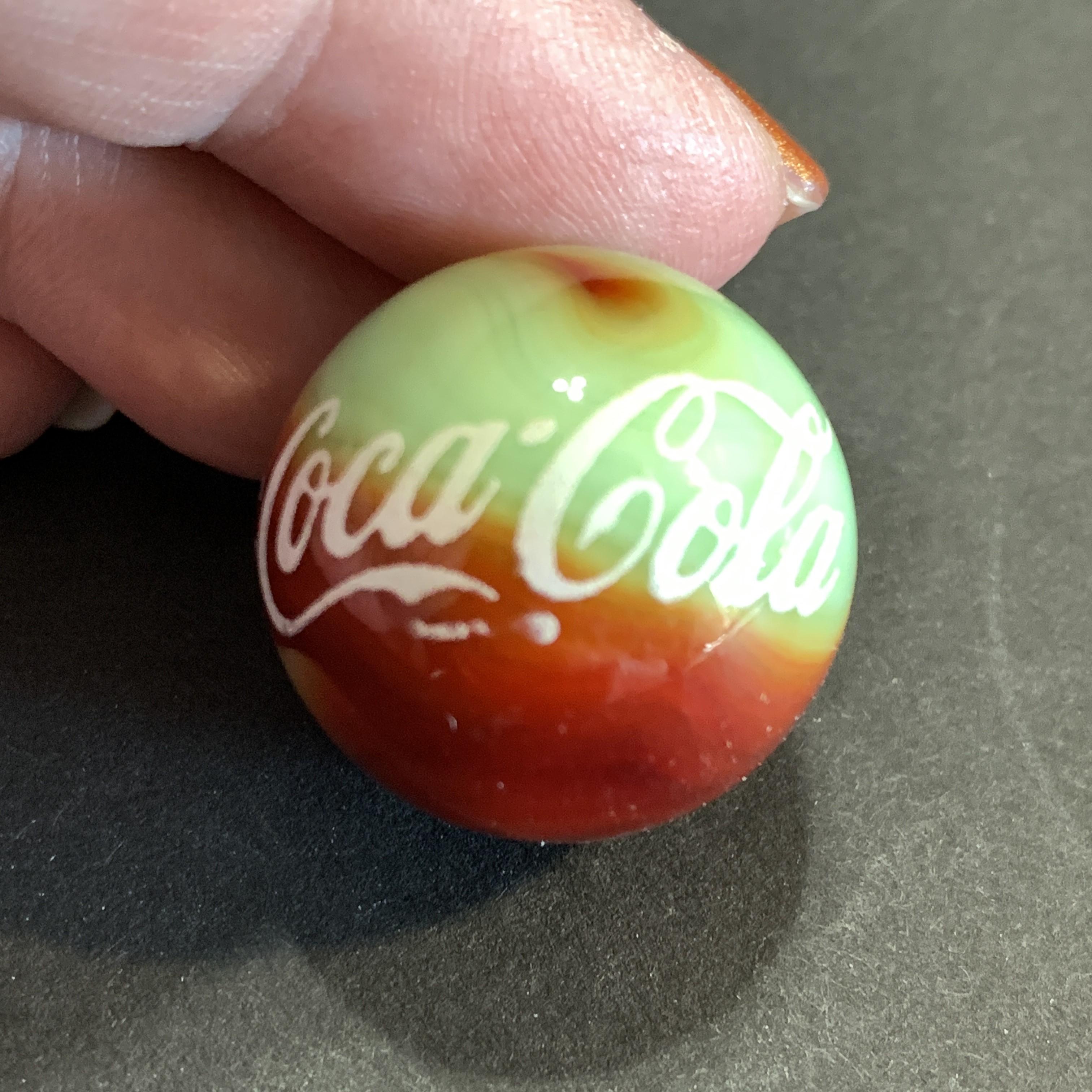 Red & Green Coca-Cola Marble Glows!