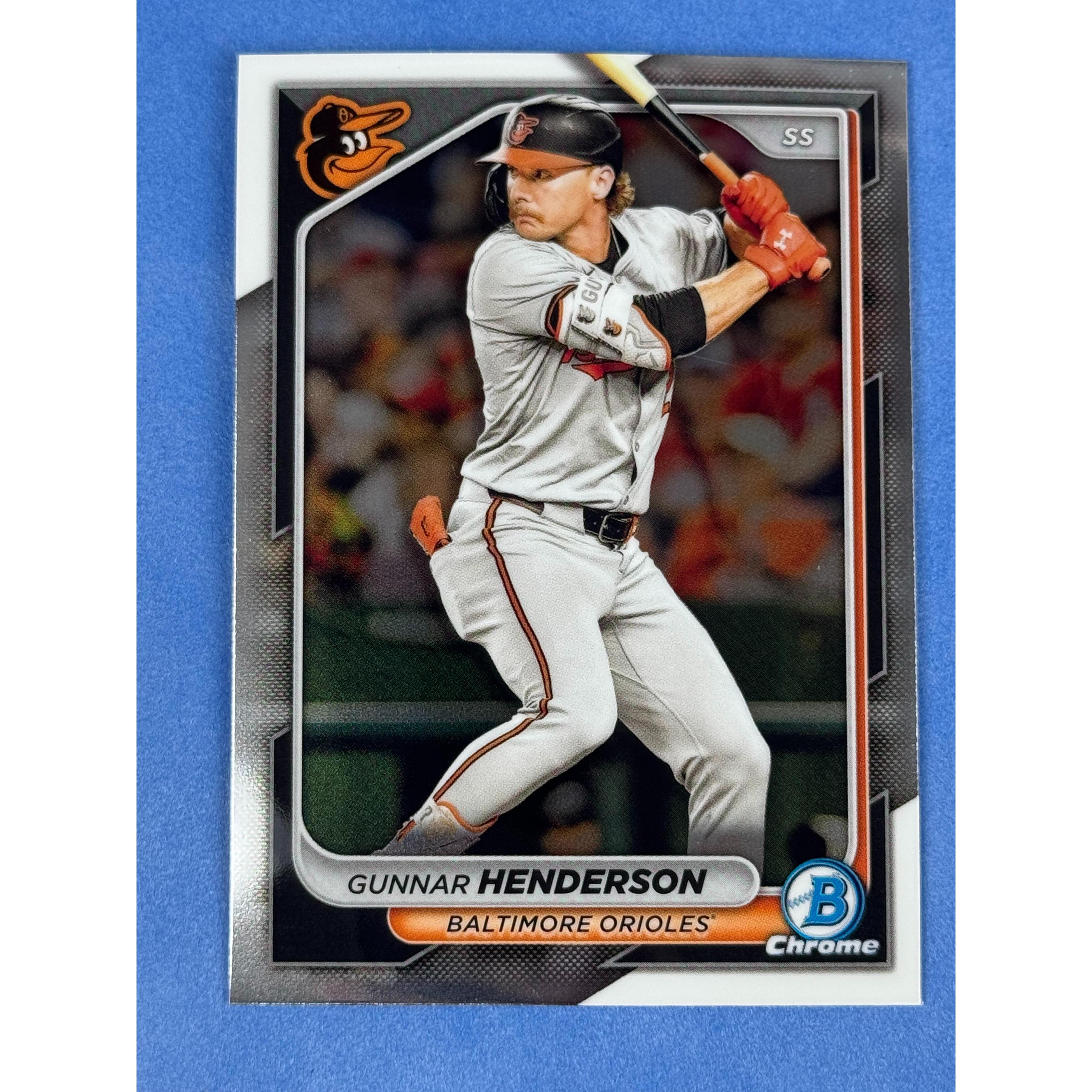 2024 Bowman Chrome #9 Gunnar Henderson Orioles