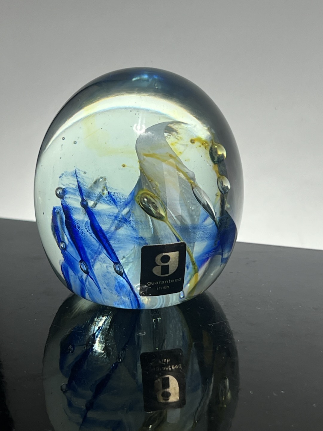 Kerry Ireland Glass Paperweight