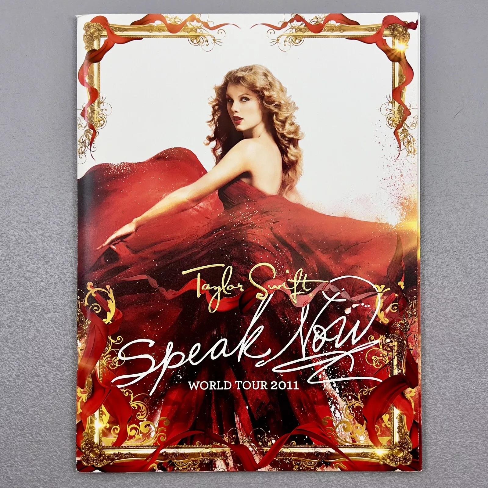 Taylor Swift Speak Easy World Tour 2011 Concert Program Poster Included