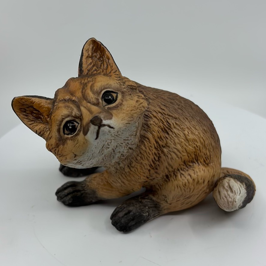 Roscoe the Red Fox Kit Ceramic Figure “The Wildlife Series" by Roger J ...