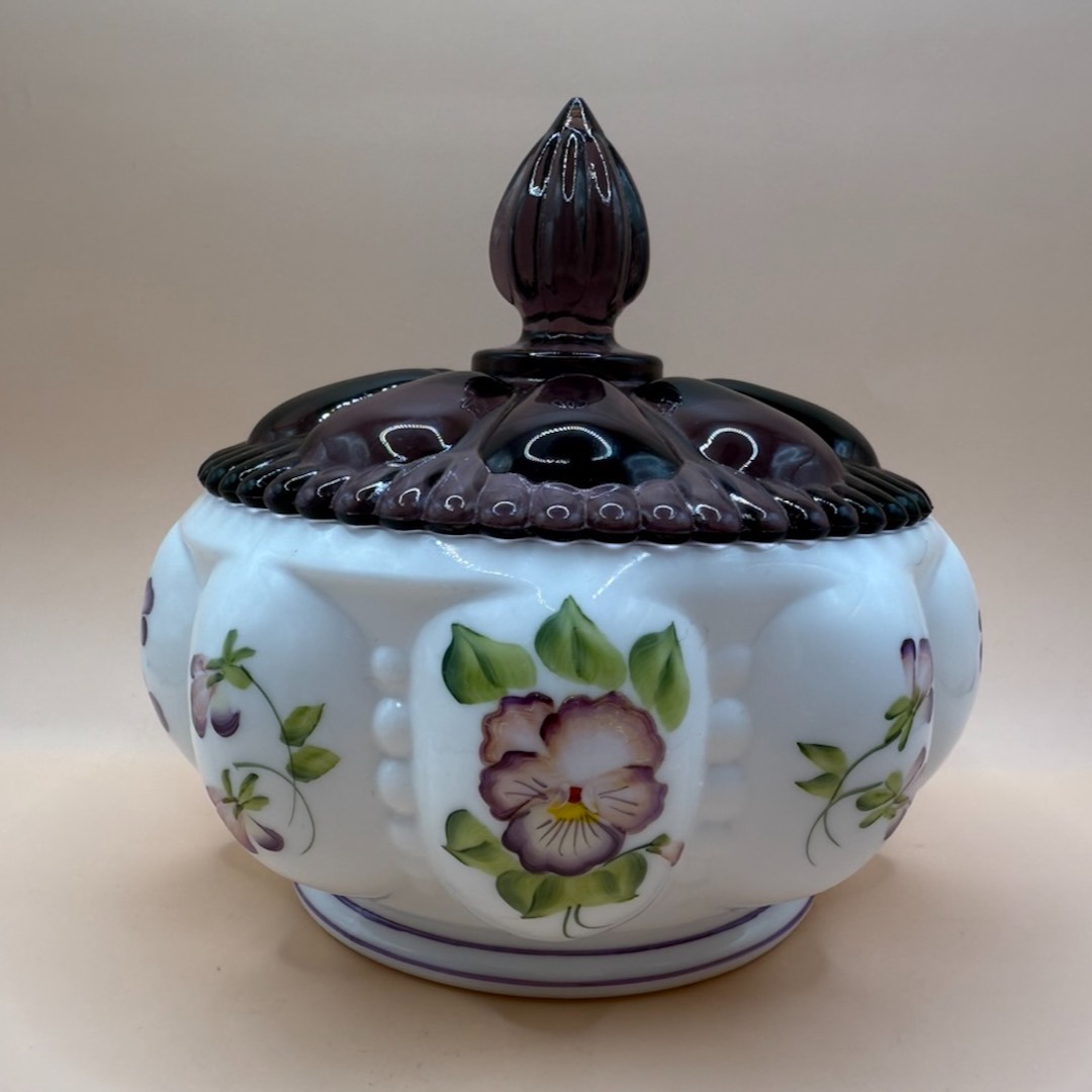 Vintage Shelley Fenton 1996 Limited Edition #1816 Beaded Melon Plum ...