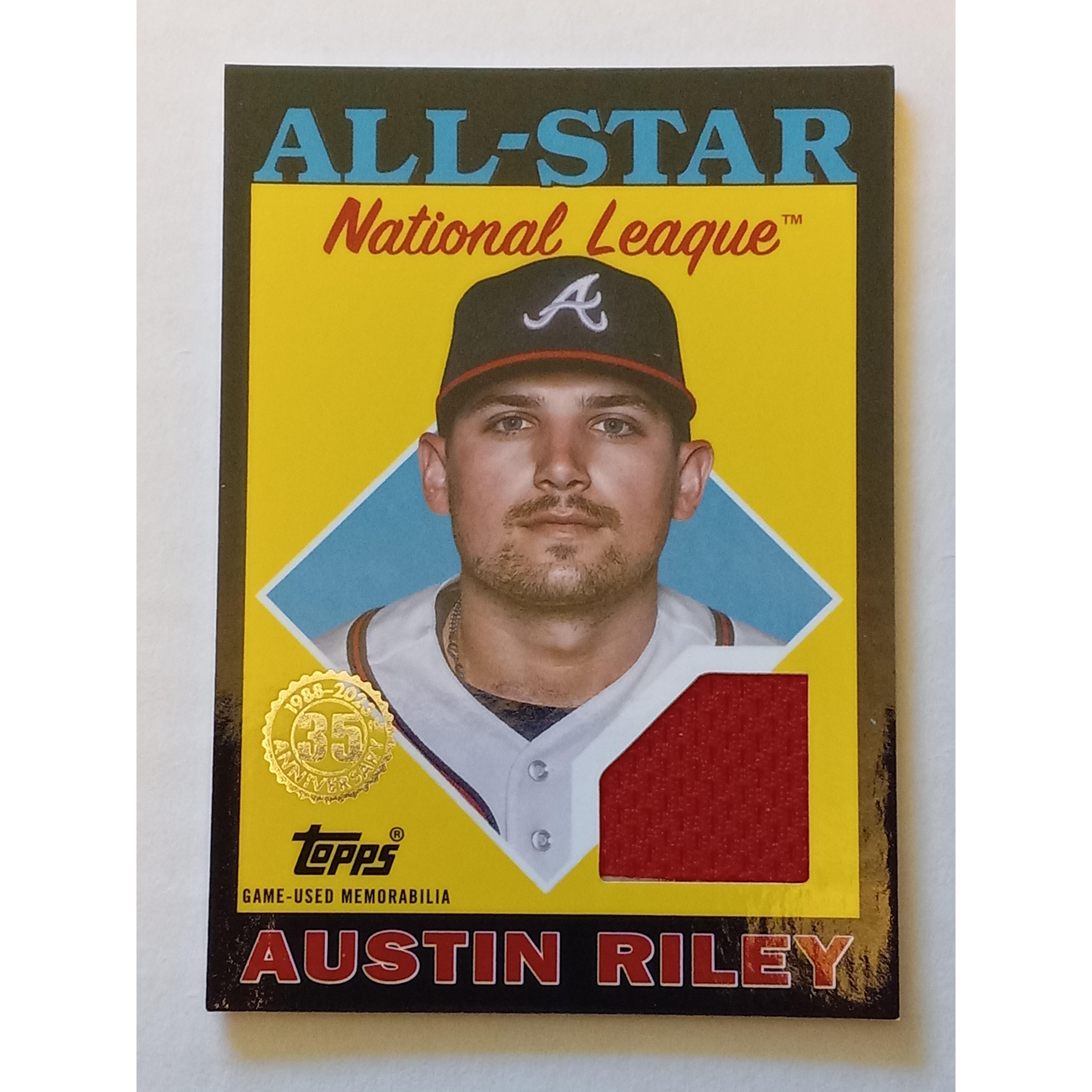 2023 Topps 1988 35th Anniversary All-Star Austin Riley Black Border ...
