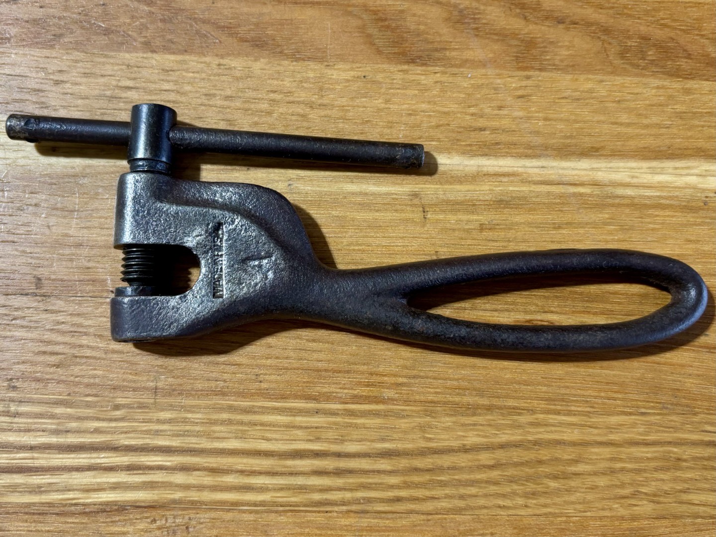 Early Primitive Atkins Saw Set - Hand Saw Teeth Adjustment Tools