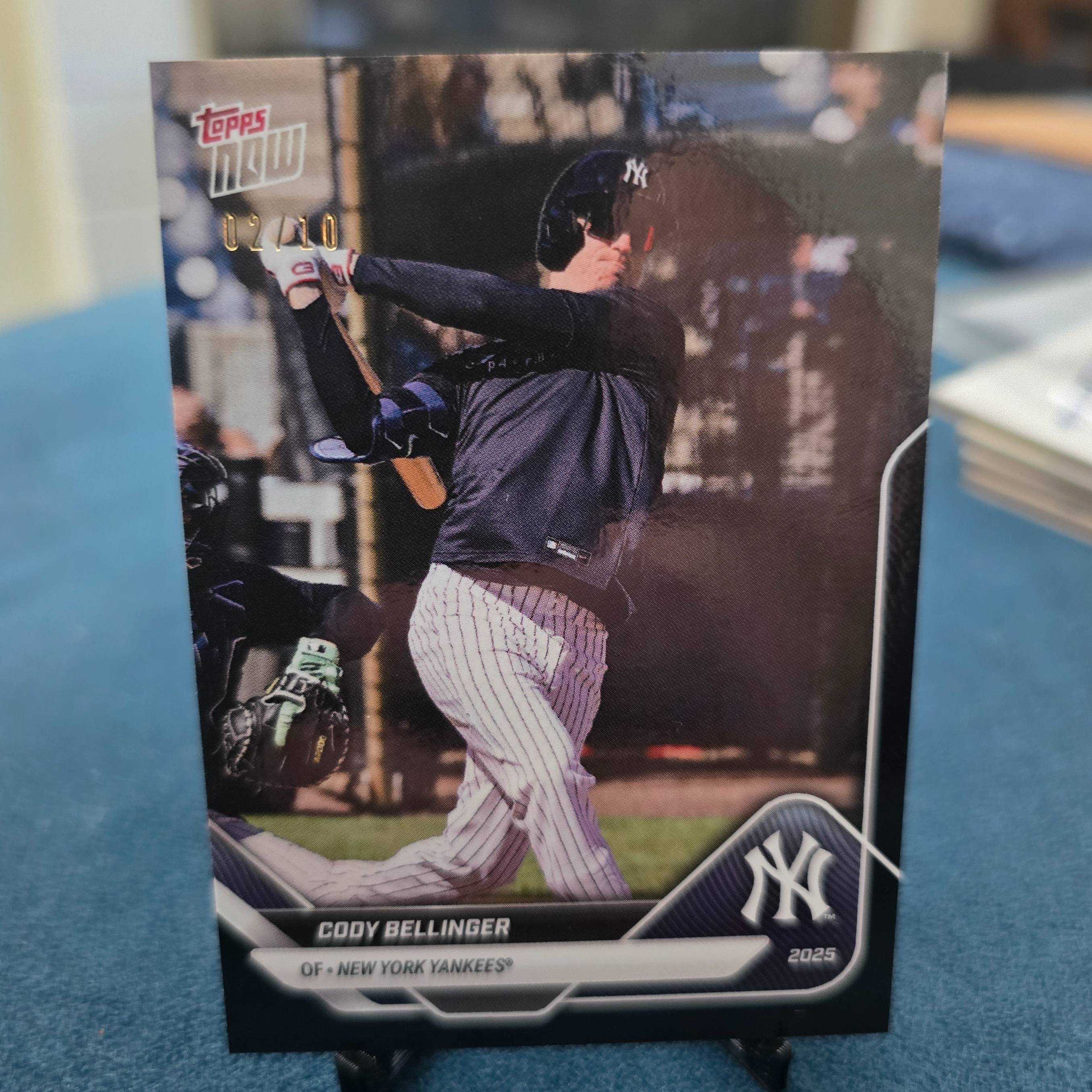 Cody Bellinger 2025 Topps Now Road To Opening Day Card Black 2/10 New ...