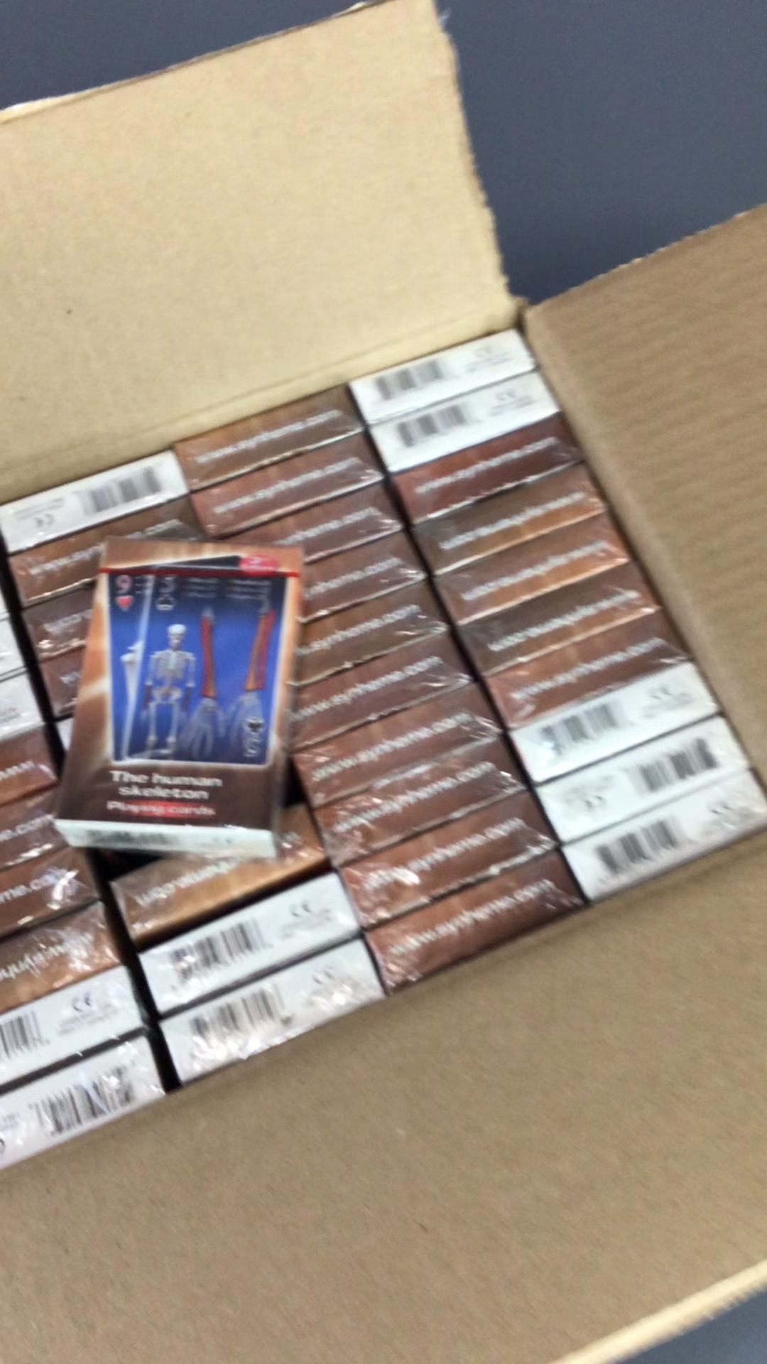 The Human Skeleton Playing Cards Bulk Lot Of 40 Factory Sealed Decks ...