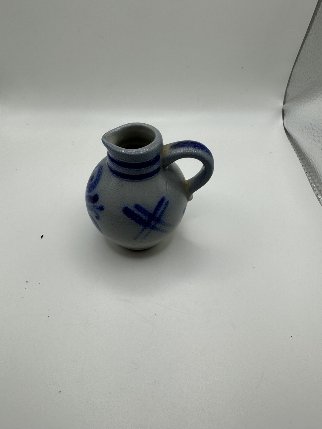 Goebel Salt Glass Mini Pitcher