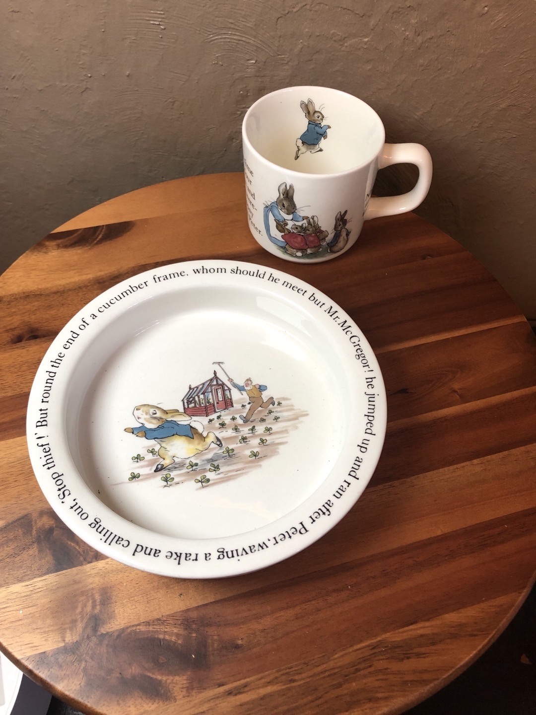 Wedgewood Beatrix Potter Peter Rabbit Mug And Bowl