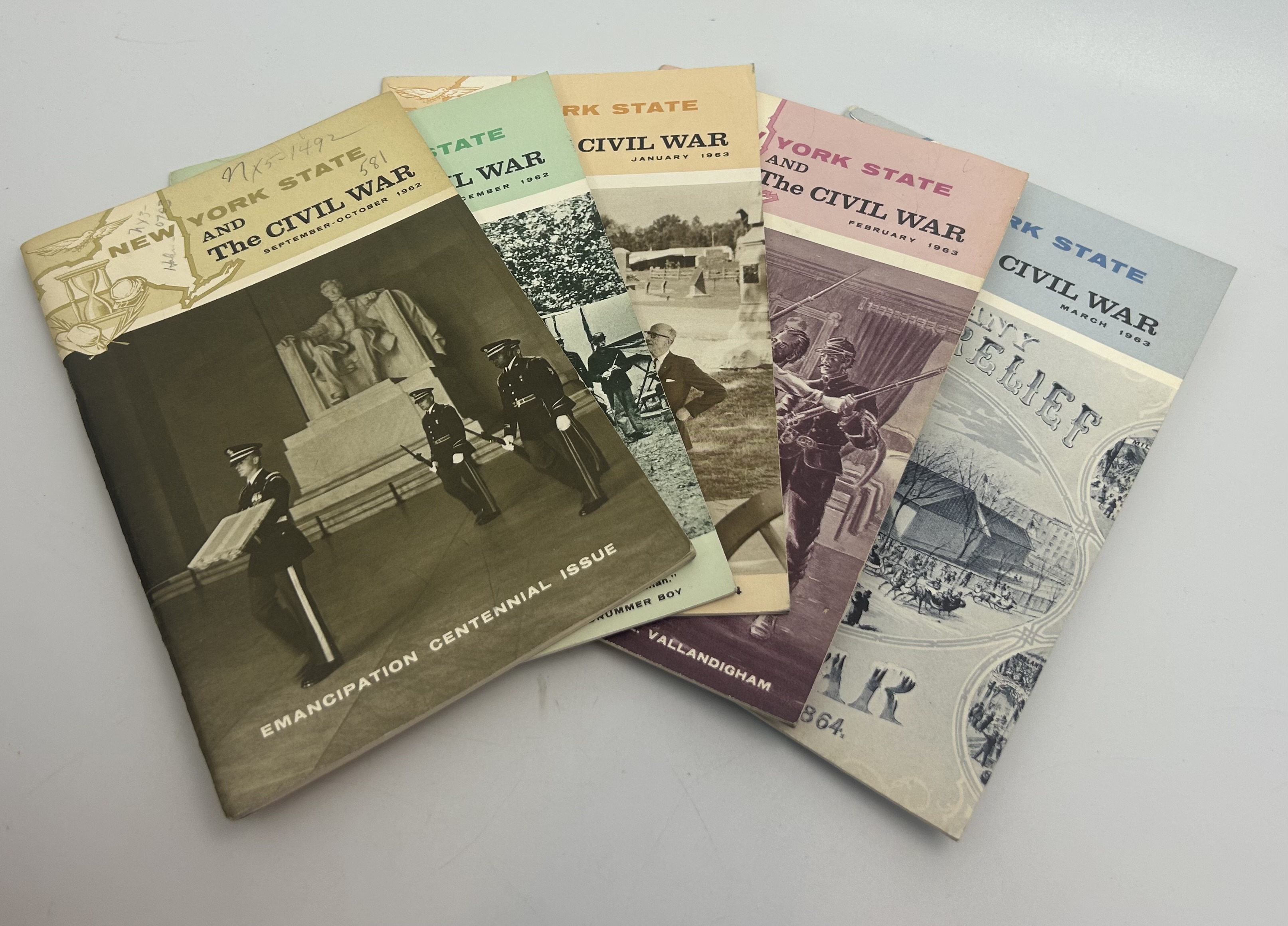 Vintage 5 Issues 'New York State and the Civil War' Sept-Oct, Dec 1962 ...