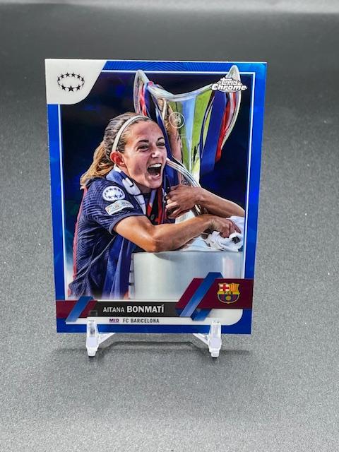 Aitana Bonmati 2022-23 Topps Chrome SAPPHIRE UWCL IMAGE VARIATION ...
