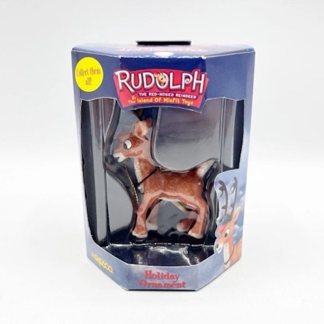 Enesco Rudolph The Red Nosed Reindeer COACH COMET Ornament Island of ...