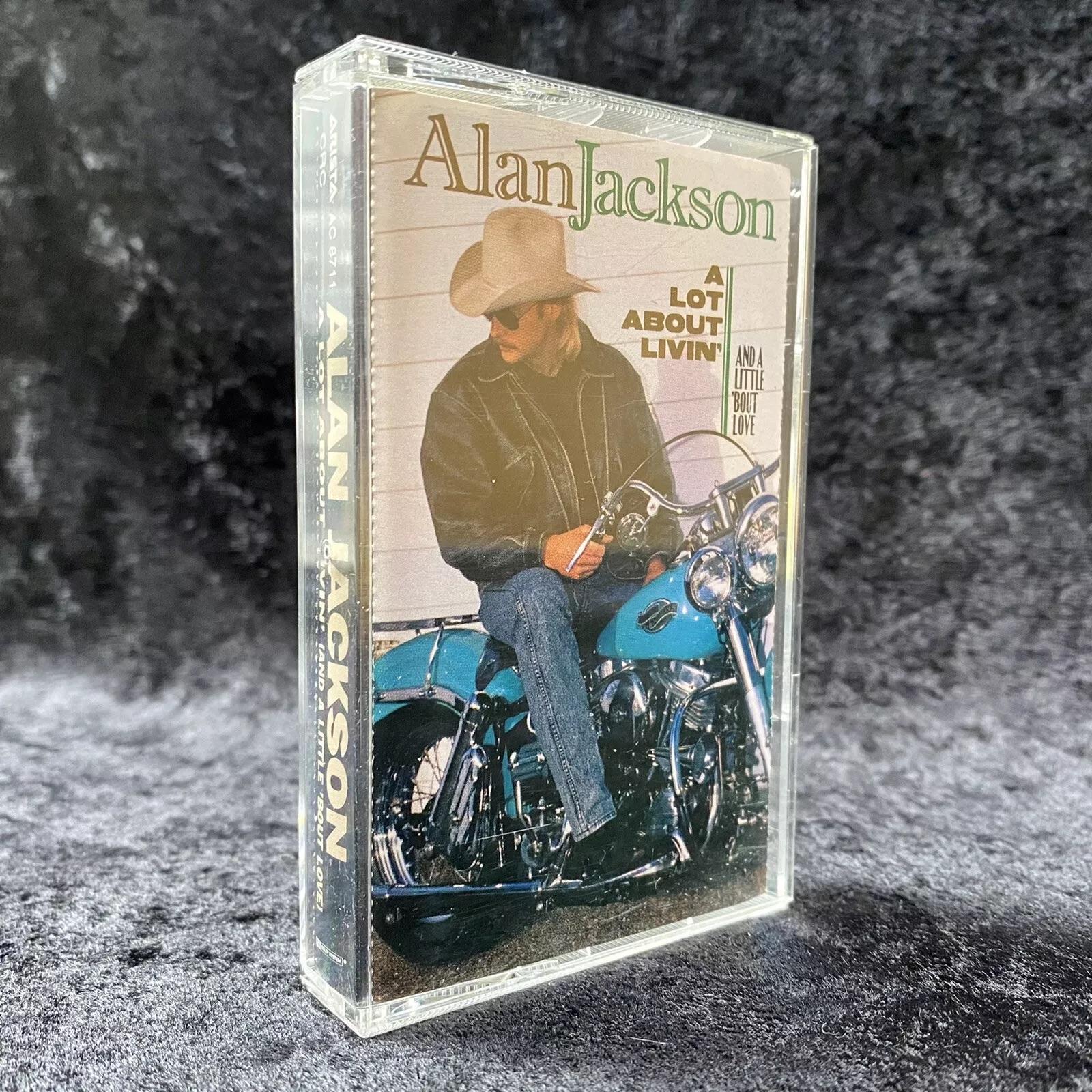 Alan Jackson A Lot About Living’ And A Little ‘Bout Love Cassette ...