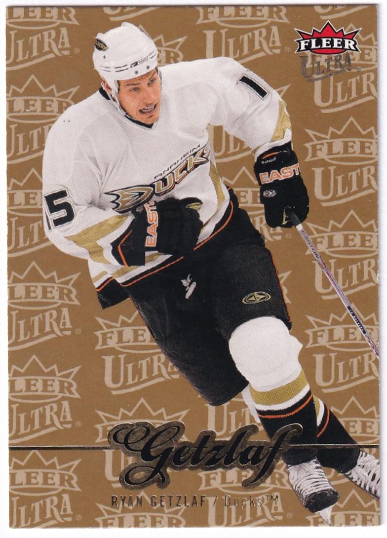 2007-08 Ultra Gold Medallion #199 Ryan Getzlaf Anaheim Ducks Hockey Card