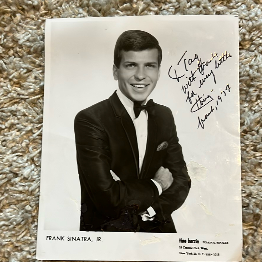 1974 Signed Frank Sinatra Junior Picture.