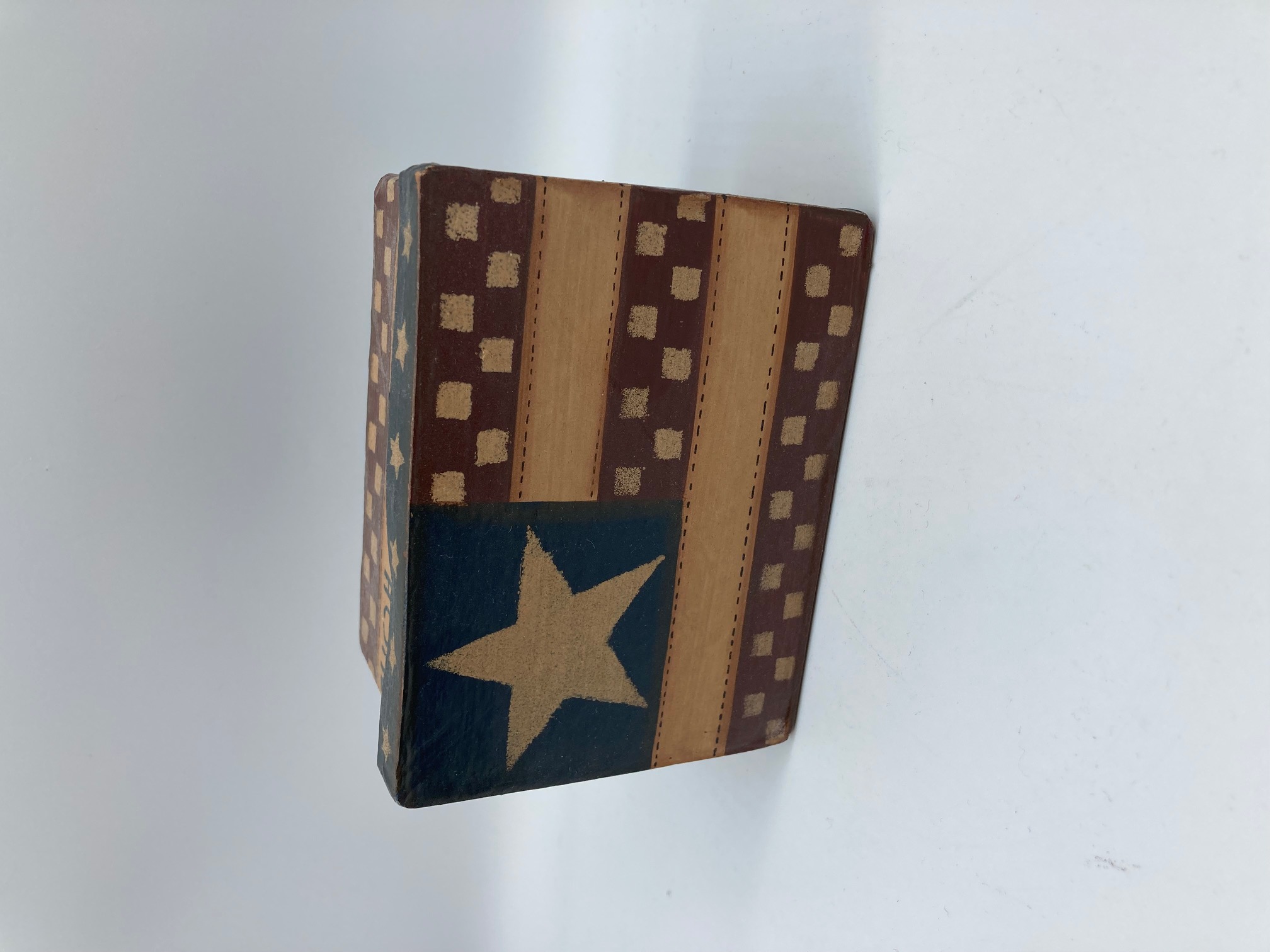 Wooden Patriotic Mini Box