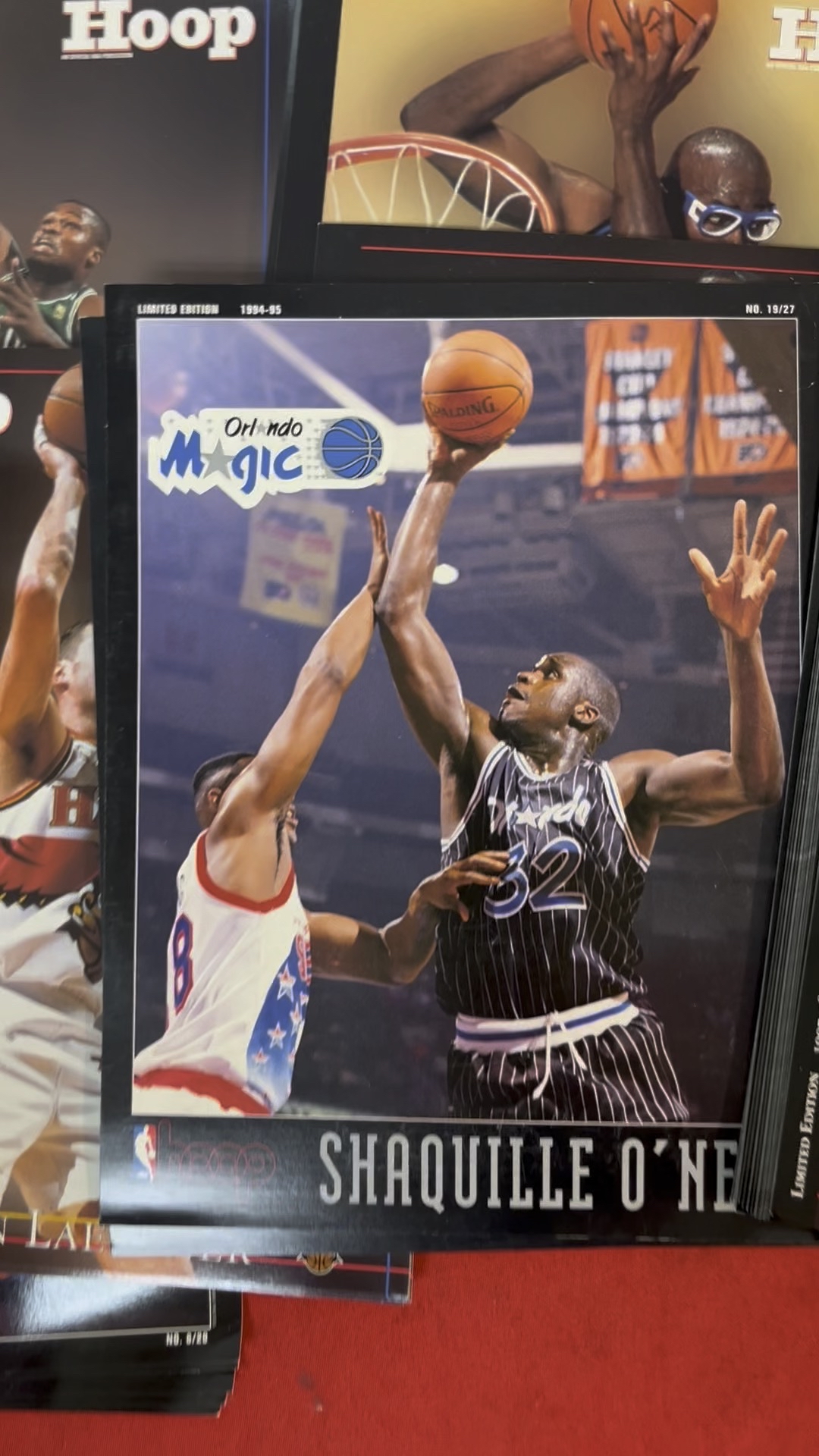 Huge lot of 80 1990’s NBA Basketball Hoop Basketball Program Insert 8 ...