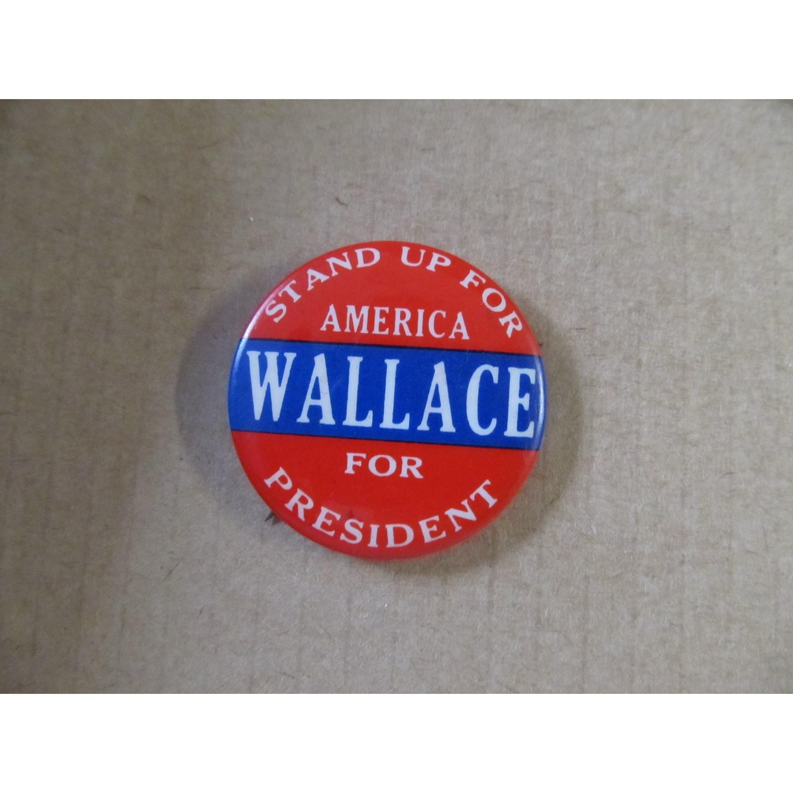Vintage 1960s George Wallace for President "Stand Up for America ...