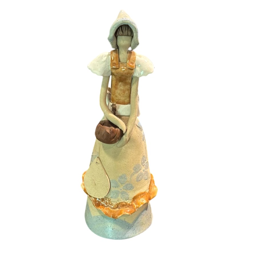 Vintage Edith Cuman “Aguamiel” Venezuelan Pottery Folk Art Woman ...