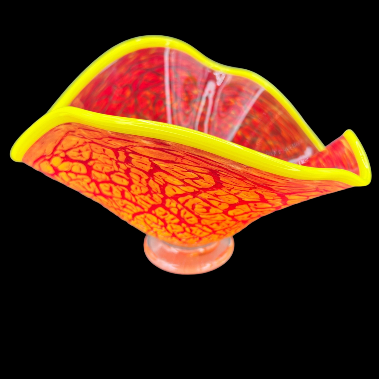 Beautiful Flutter Glass Bowl Design By Chris Mosey From Ignis Glass ...