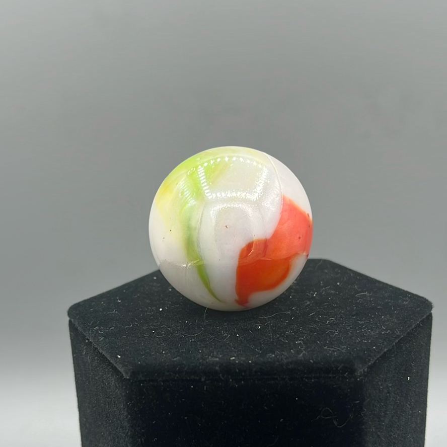 VTG Large Glass Marble W/ Swirls