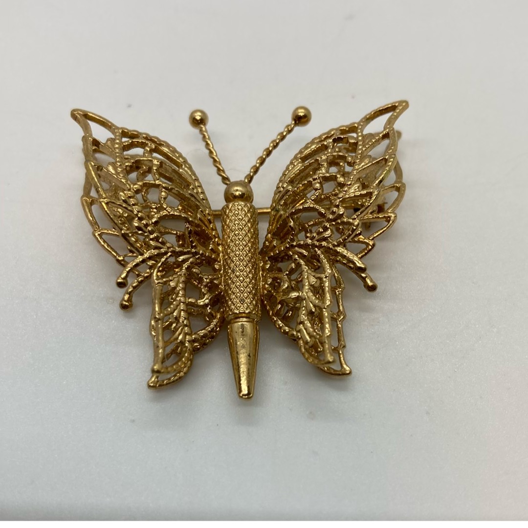 Monet Butterfly Brooch