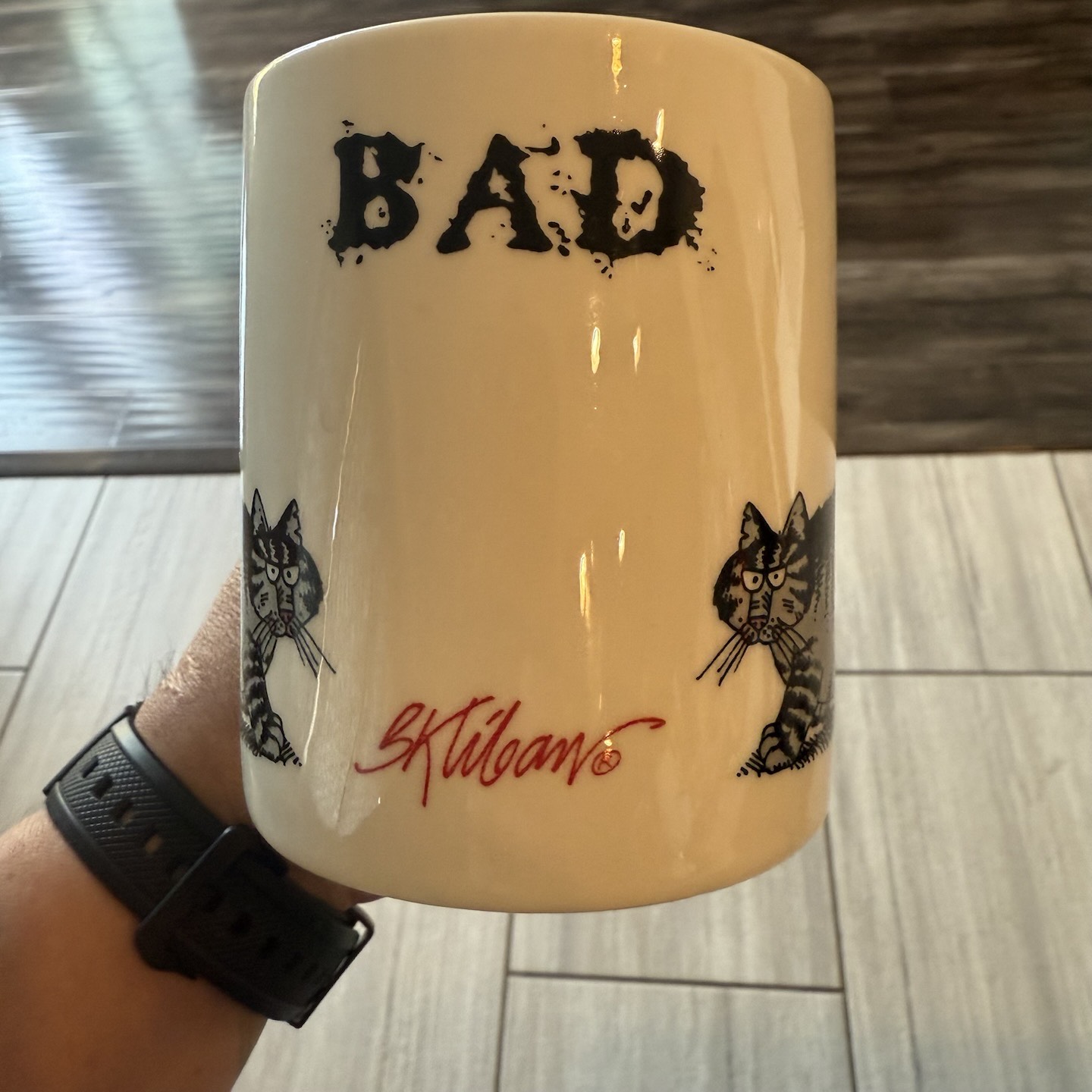 Vintage Kliban 1970s Bad Kitties Mug