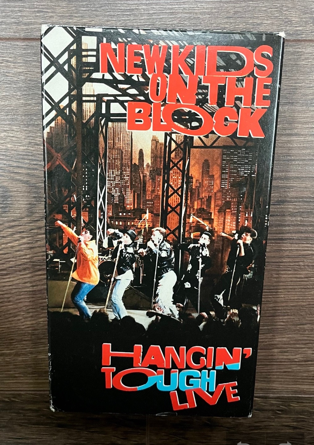 Vintage New Kids on the Block Hangin Tough Live VHS VCR tape 1989 80s ...