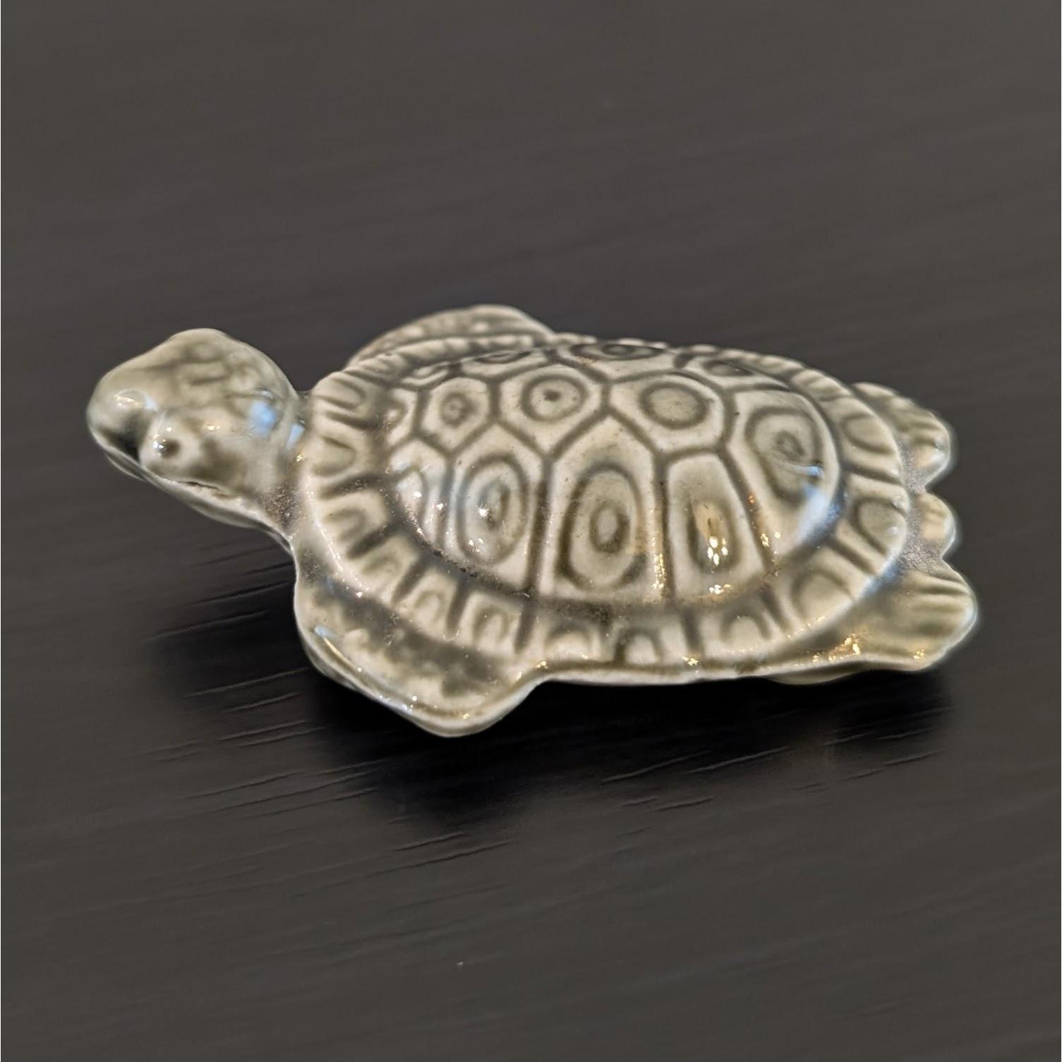 Vintage Wade Whimsies Porcelain Sea Turtle Miniature Ceramic Tortoise ...