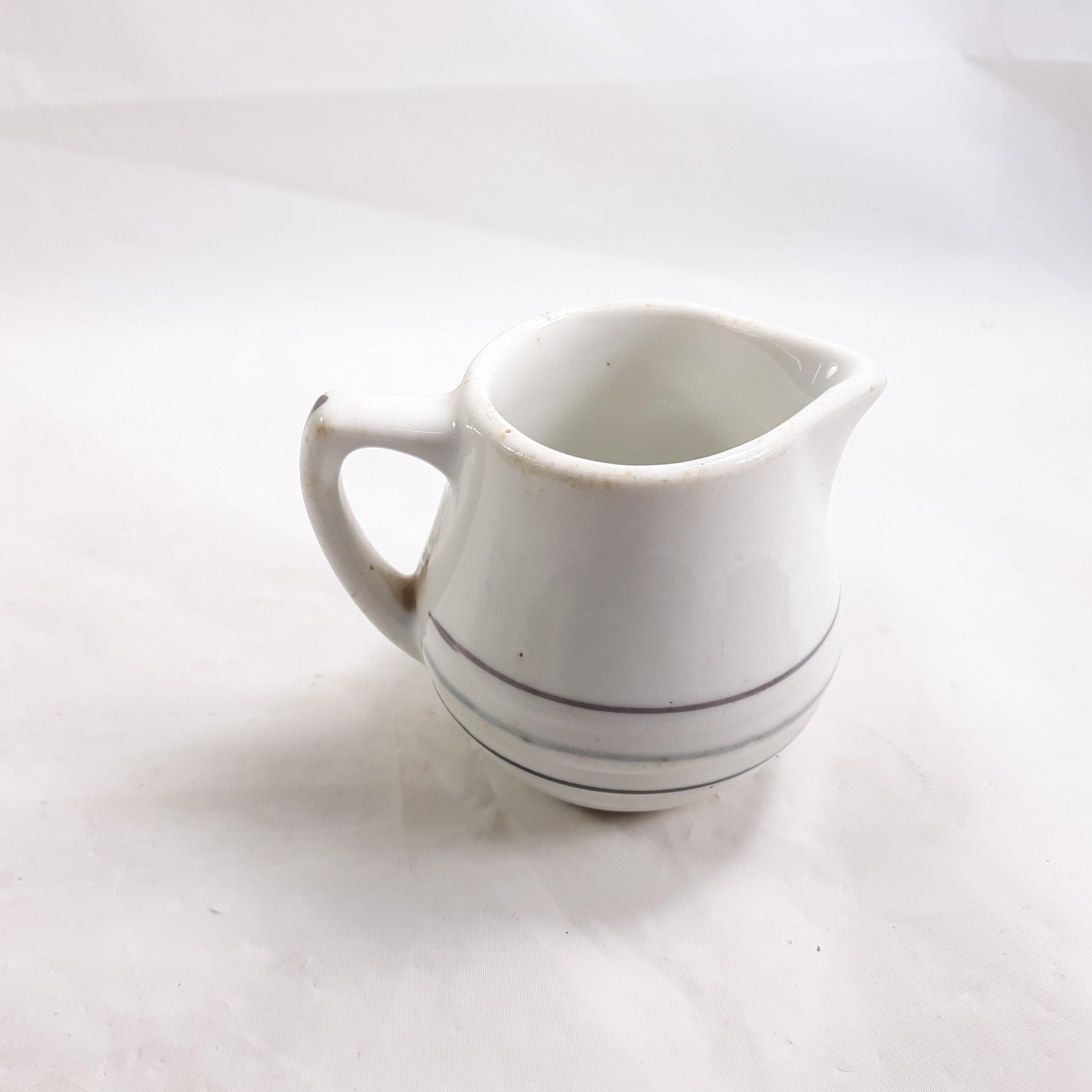 Miniature Creamer Pitcher Vintage Ceramic Restaurant Ware