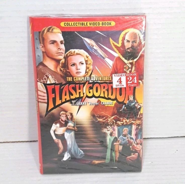 The Complete Adventures of Flash Gordon Collectible Video-Book DVD Set ...