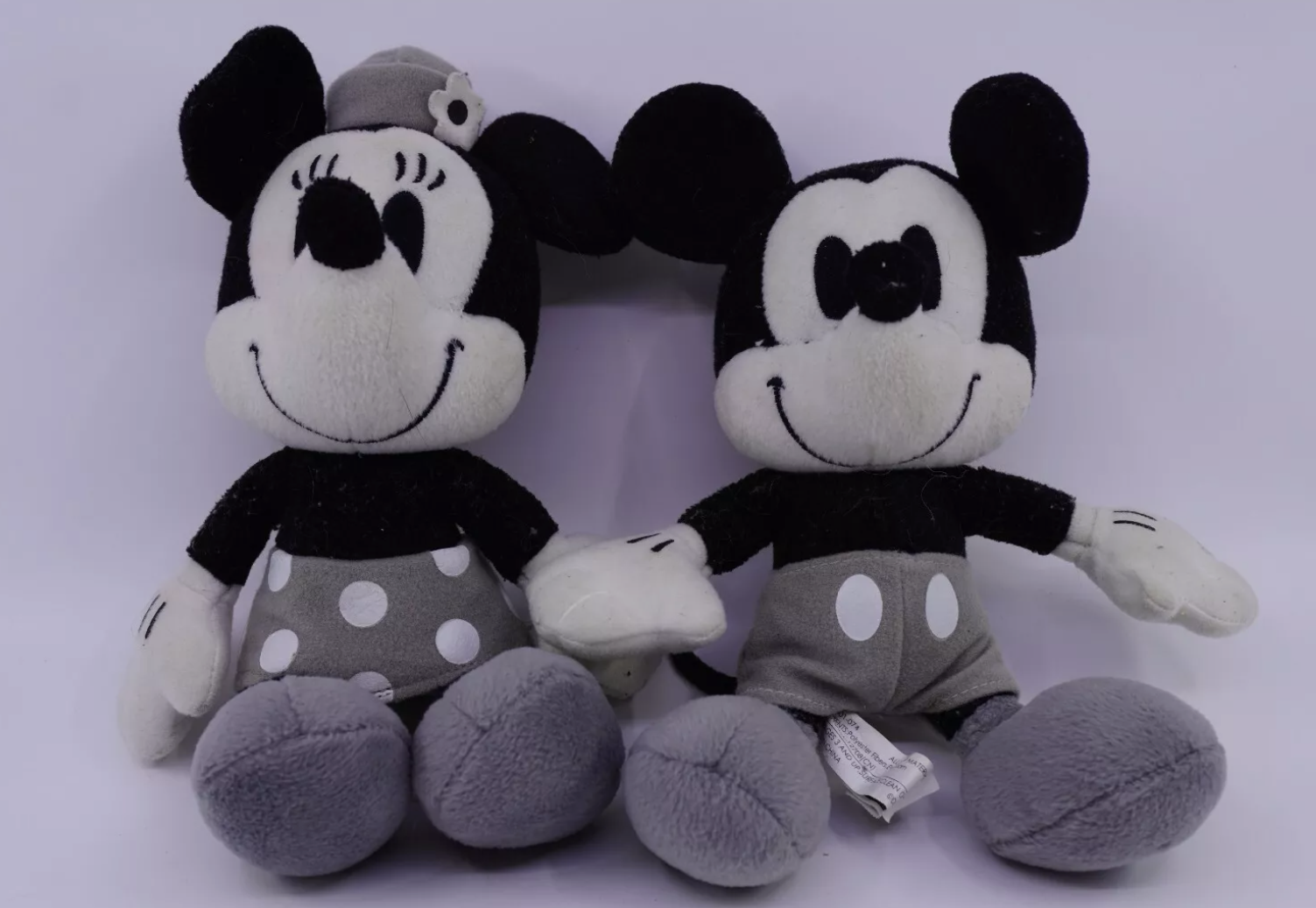 Set of Mickey & Minnie Mouse Disney Sega Monochrome Series 1 Sega Prize ...
