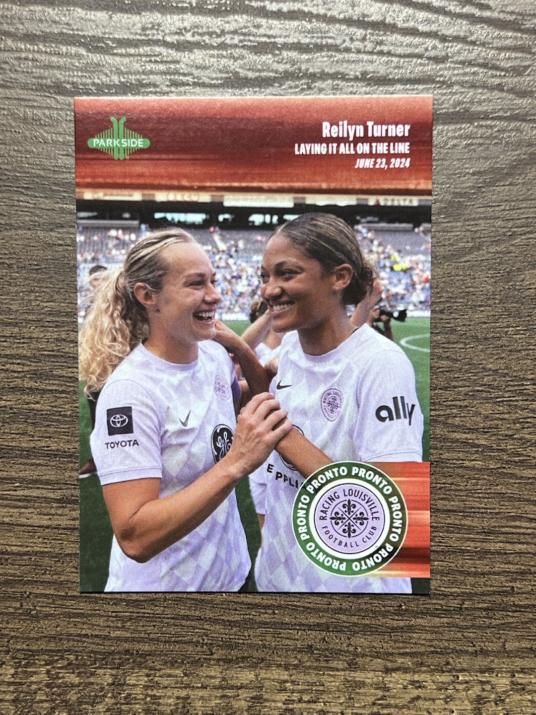 Reilyn Turner 2024 NWSL Parkside Pronto 89 Red /5 Parallel Racing ...