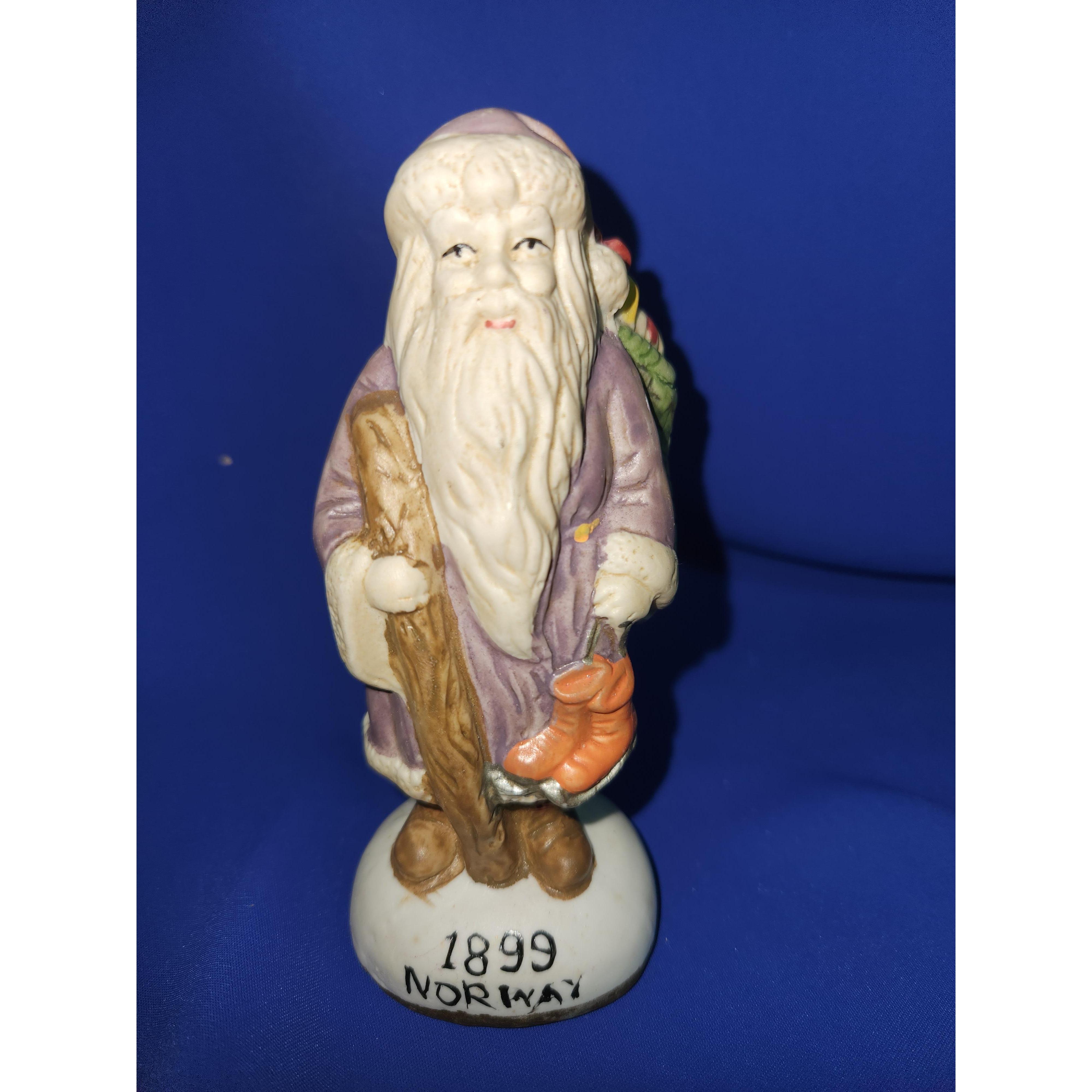 Old World 1899 Norway Santa Ceramic Figurine