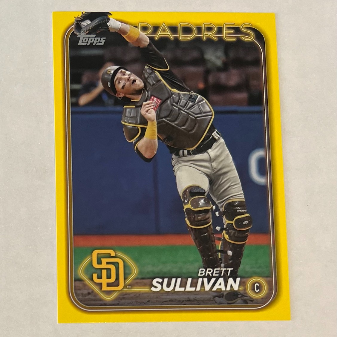 Brett Sullivan Yellow San Diego Padres