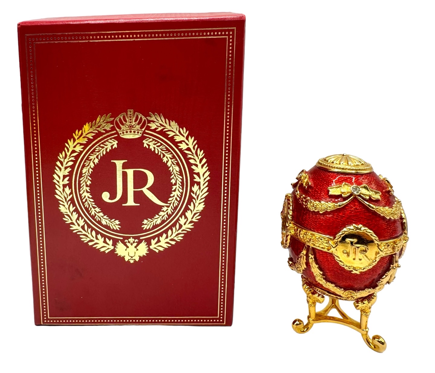 Joan Rivers Faberge Egg Imperial Treasures Portrait Red Gold Original ...