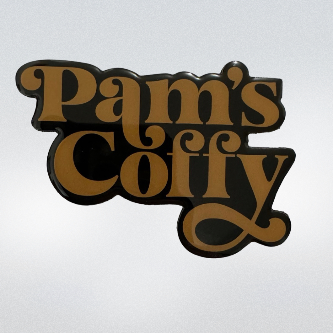 Pam’s Coffy Logo Magnet
