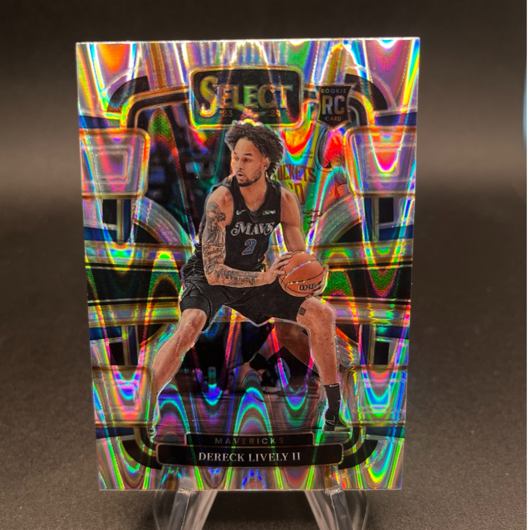 Dereck Lively RC Tectonic Prizm 2023-24 Select Basketball Card Dallas ...