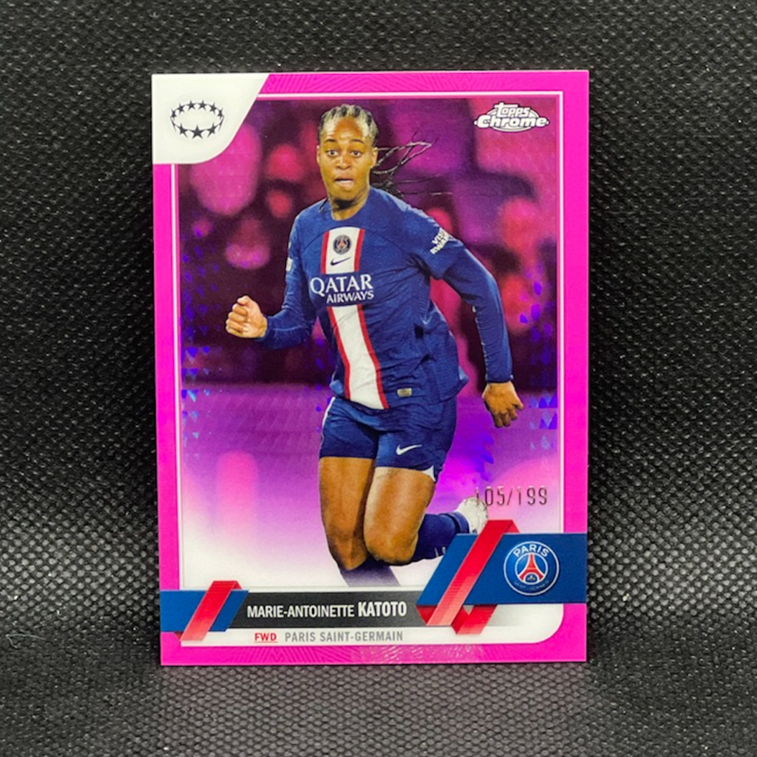 Marie Antoinette Katoto 2022/23 Topps Chrome Pink Refractor /199 Soccer ...