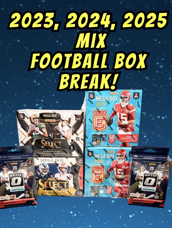 2023 Select Mega Box, 2024 Select Mega Box And 2 Optic Hanger Boxes ...