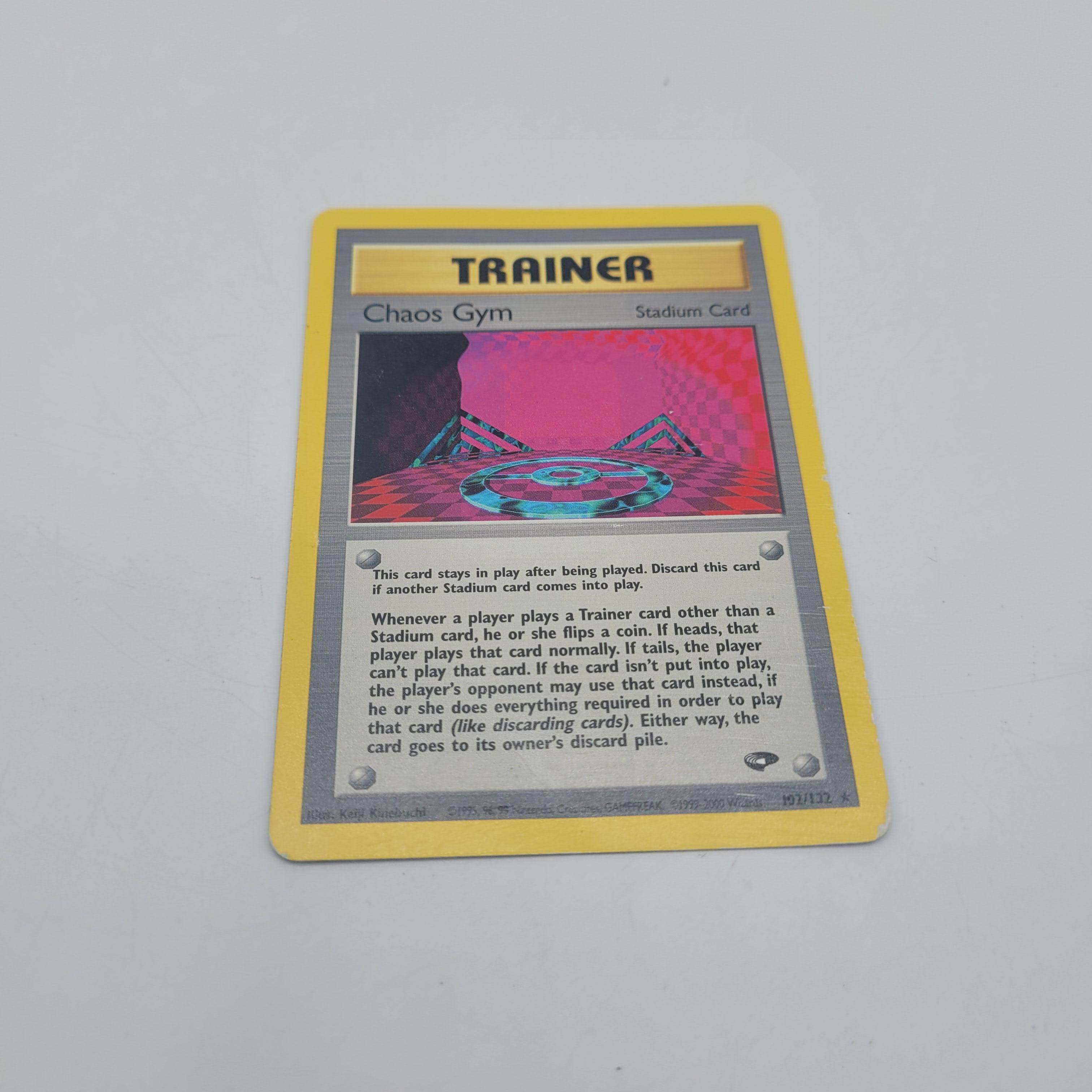 Pokémon TCG Chaos Gym Gym Challenge 102/132 Unlimited Rare