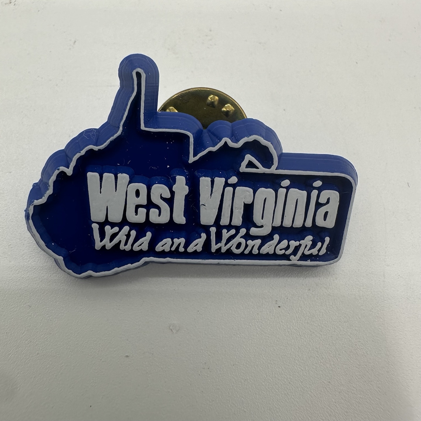West Virginia State Outline Lapel Pins (set Of 5)