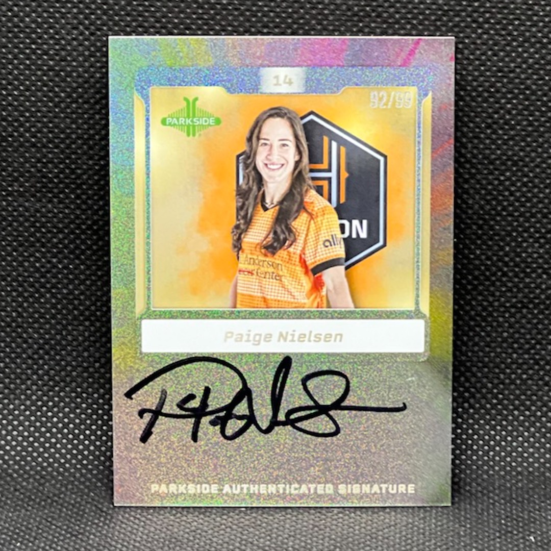 Paige Nielsen 2025 Parkside NWSL Vol 1 Signature Series Foil /99 Soccer ...