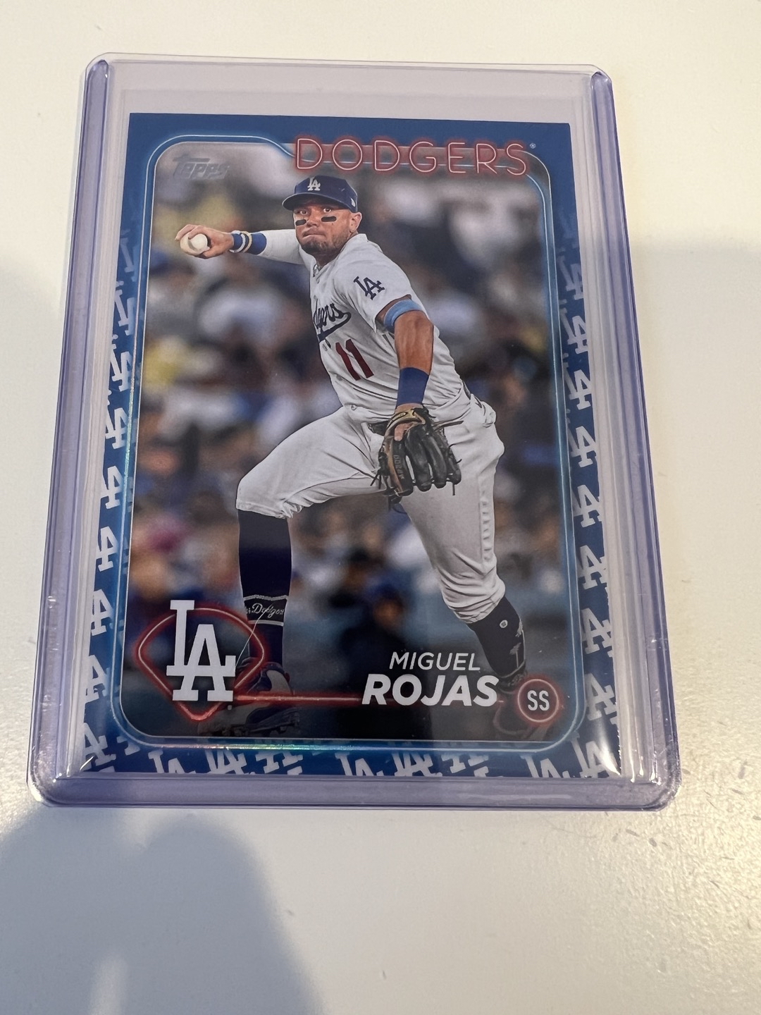Miguel Rojas Team Border Variation Los Angeles Dodgers
