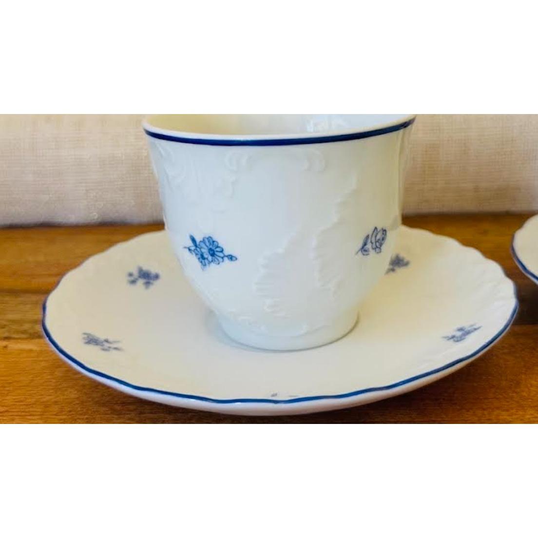 Set of 2 Vintage Antique 1790 By Cmielow Made in Poland Blue and White