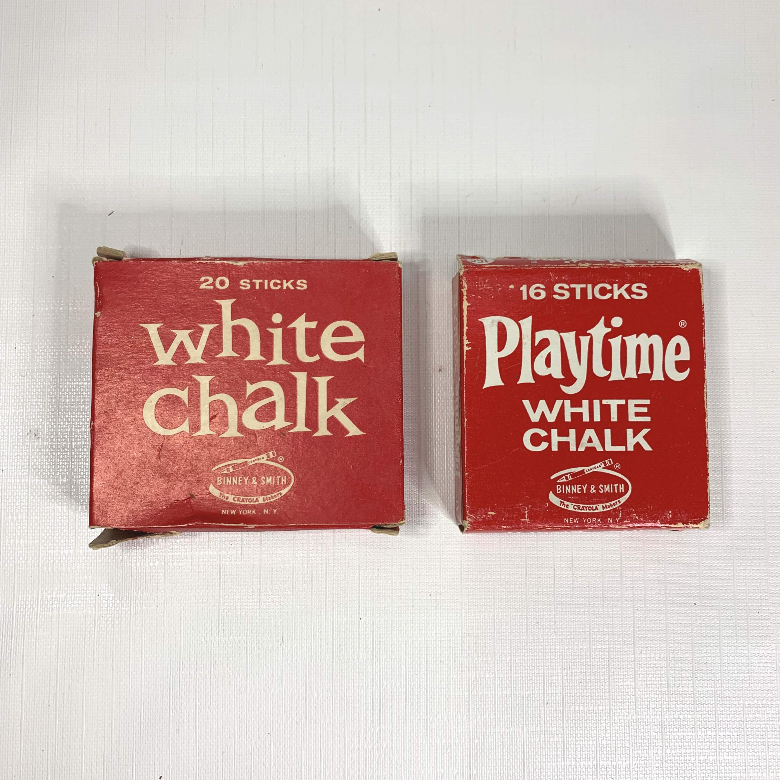 Crayola Binney Smith Chalk Boxes EMPTY School Playtime Vintage Decor