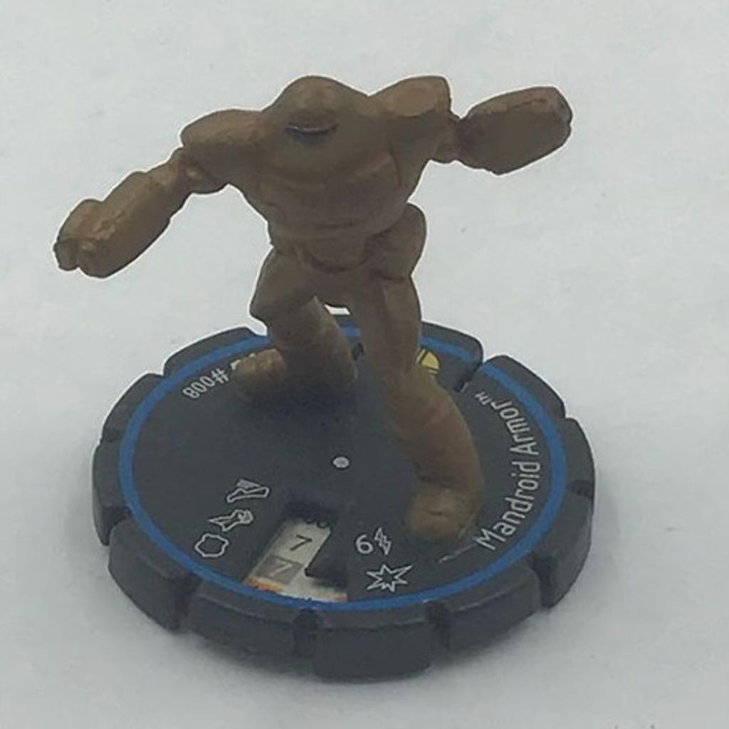 2002 Heroclixs Wizkids Neca Marvel Comics Mandroid Armor 1" Figure