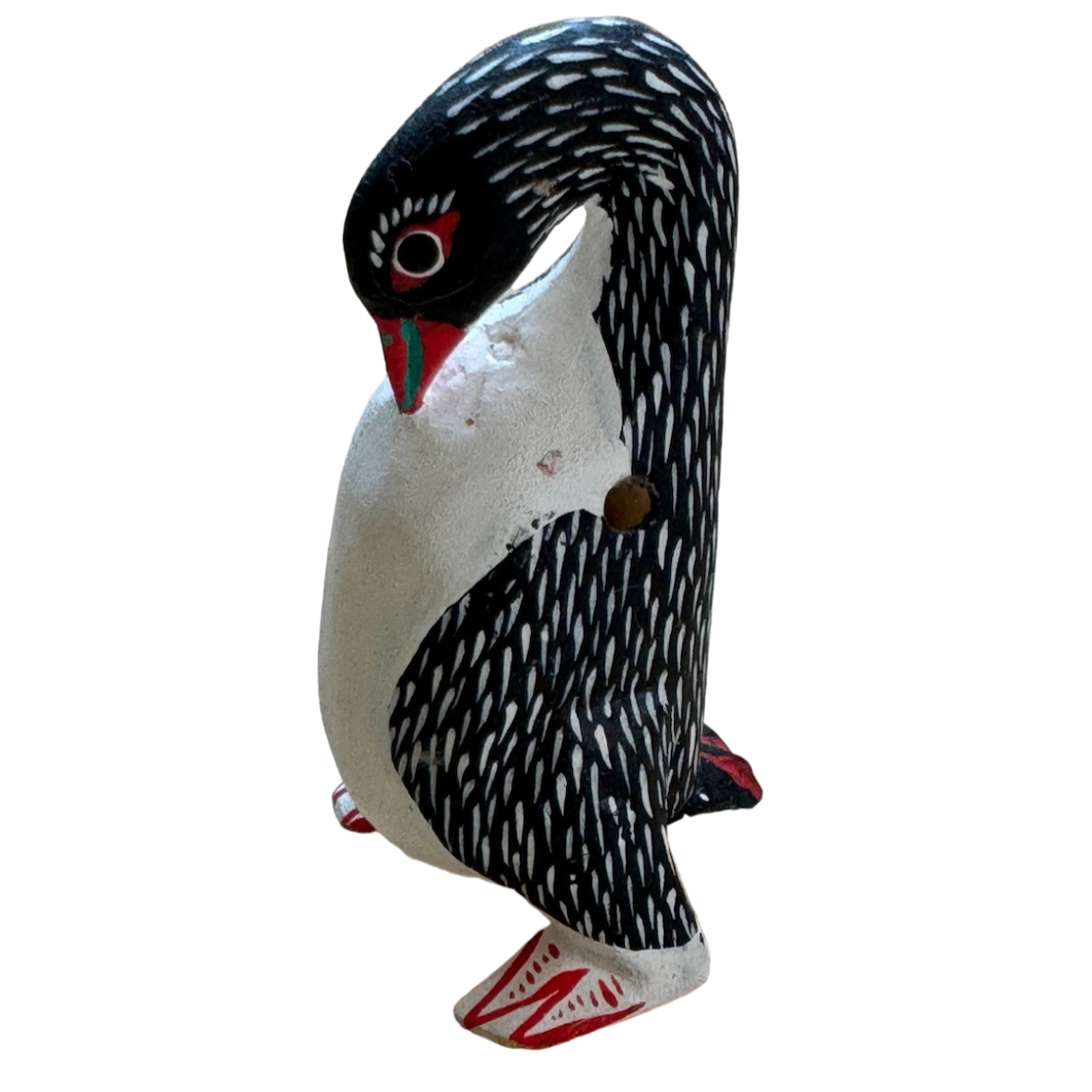 Mexican Folk Art - Oaxacan Alebrije Wood Carved bird missing wings